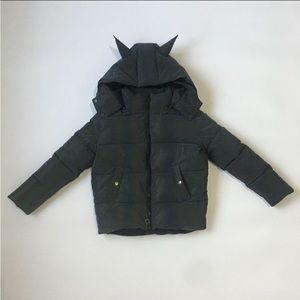 Jackets & Coats | Reflective Holographic Iridescent Hooded Horns ...